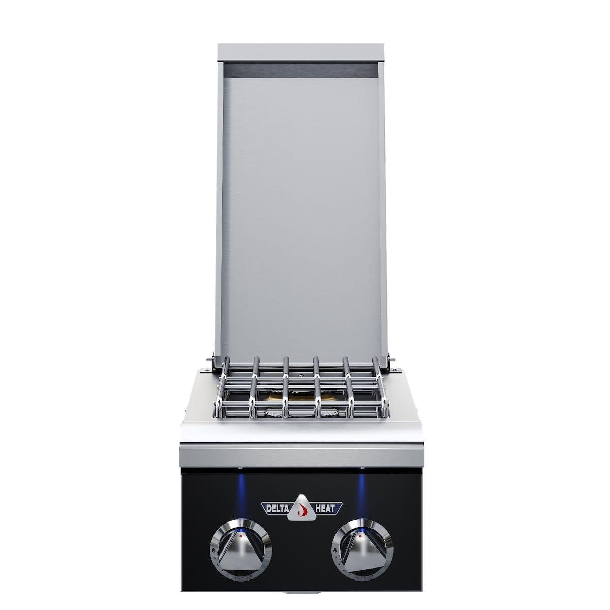 Delta Heat Delta Heat Built-In Propane Gas Double Side Burner - Black ...