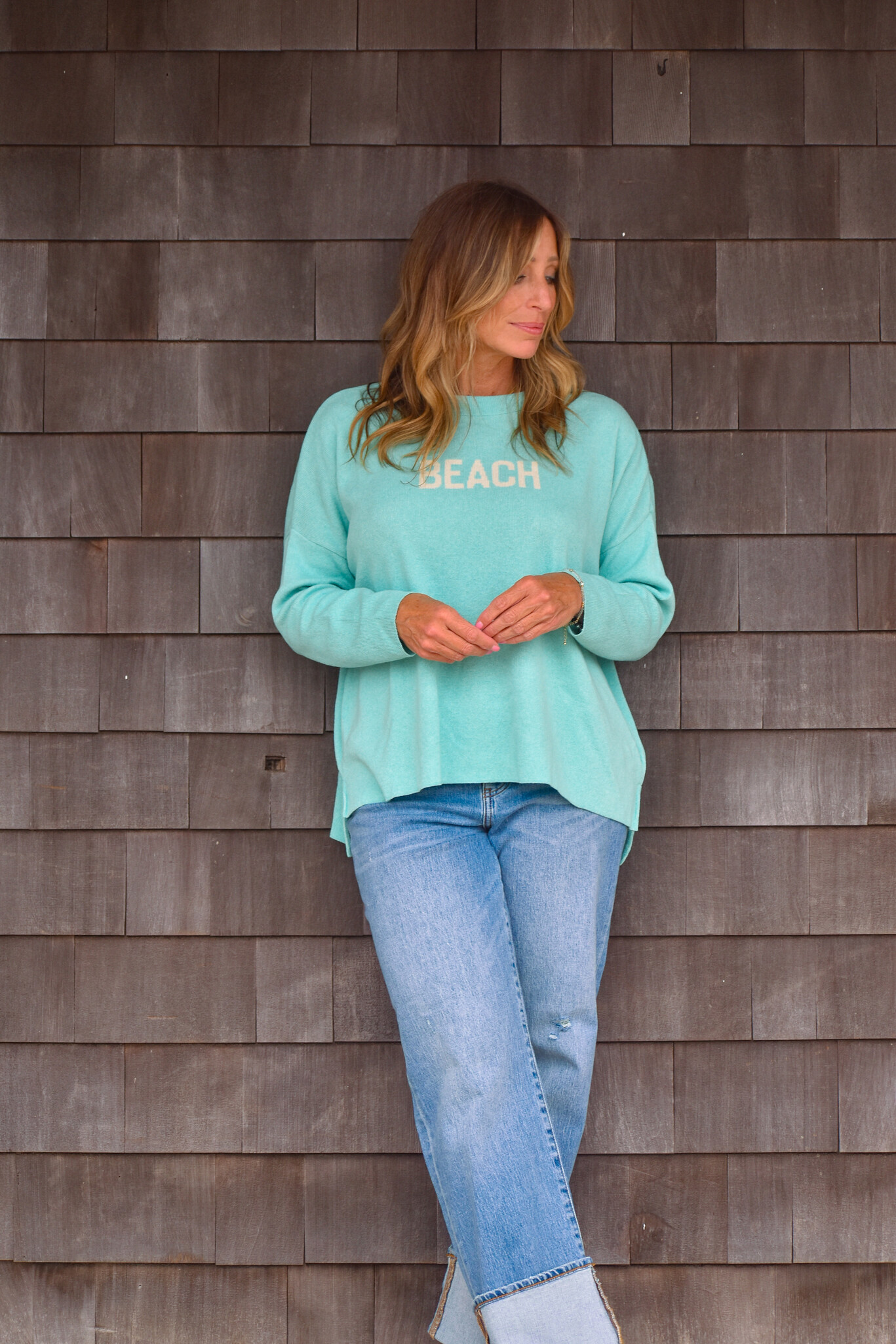 Beach Wave Sweater - Rochelle's Boutique