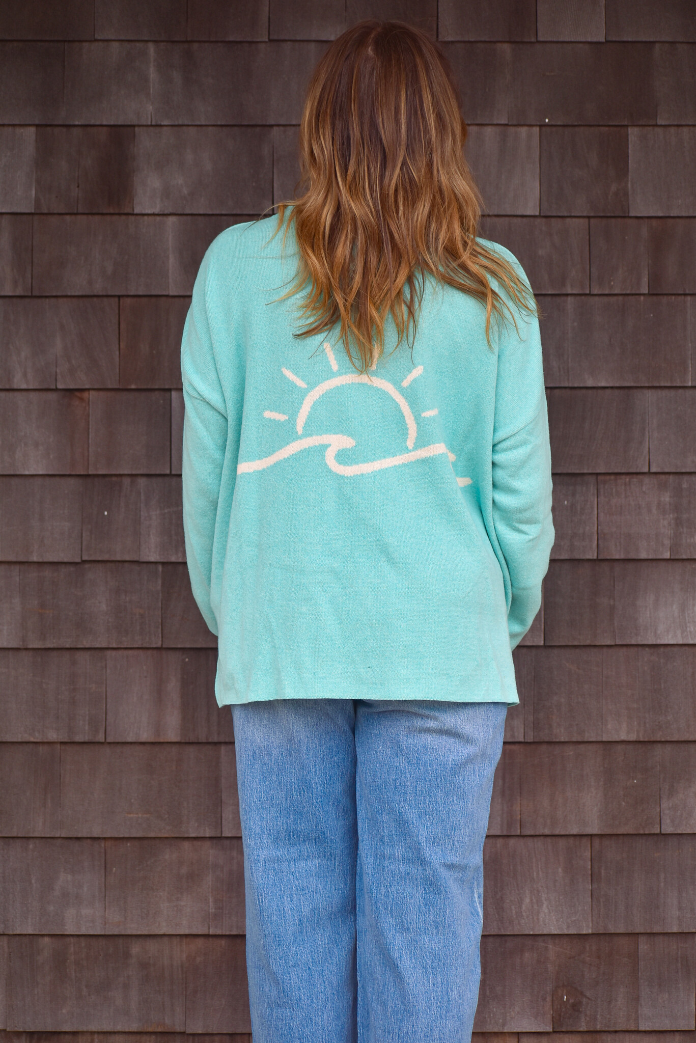 Beach Wave Sweater - Rochelle's Boutique