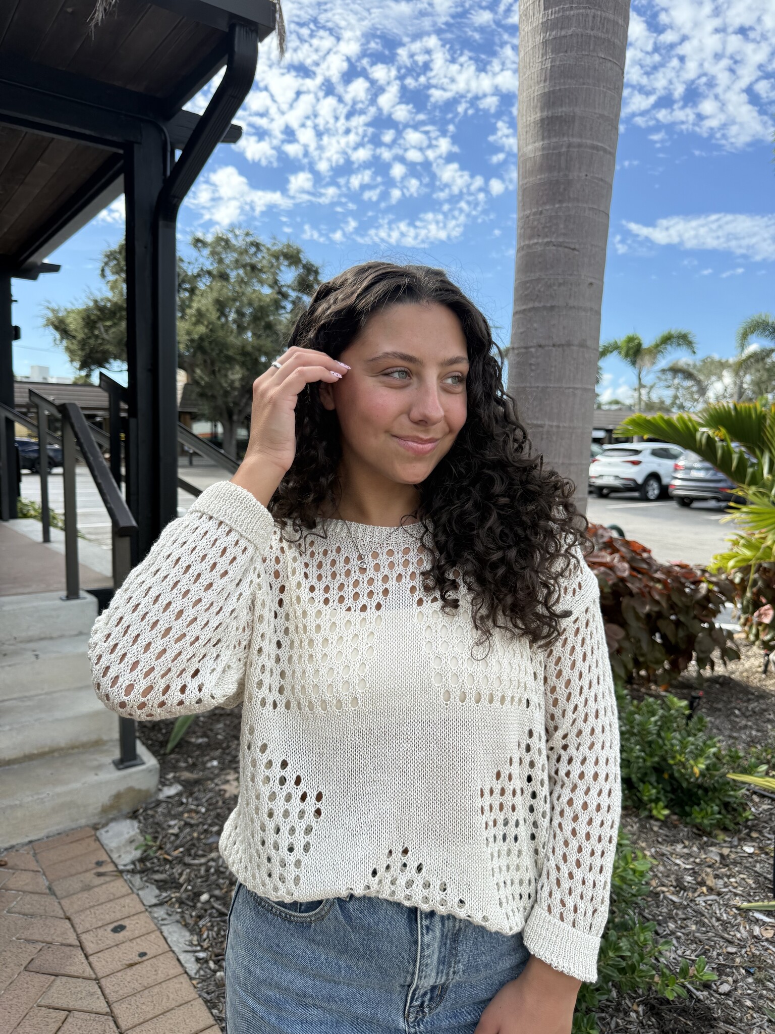 Cyrus Crochet Sweater - Rochelle's Boutique