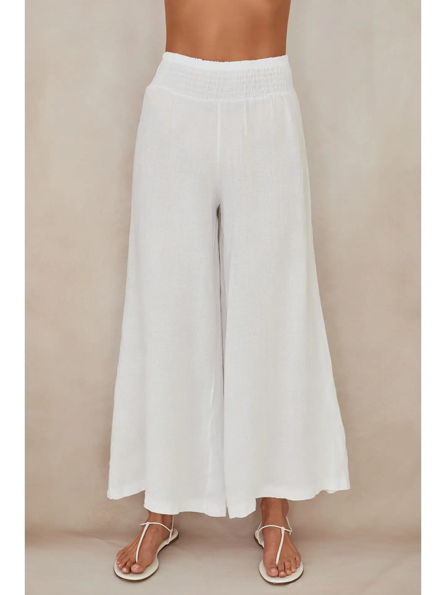 Carlotta Crinkle Wide Leg Pant - Rochelle's Boutique
