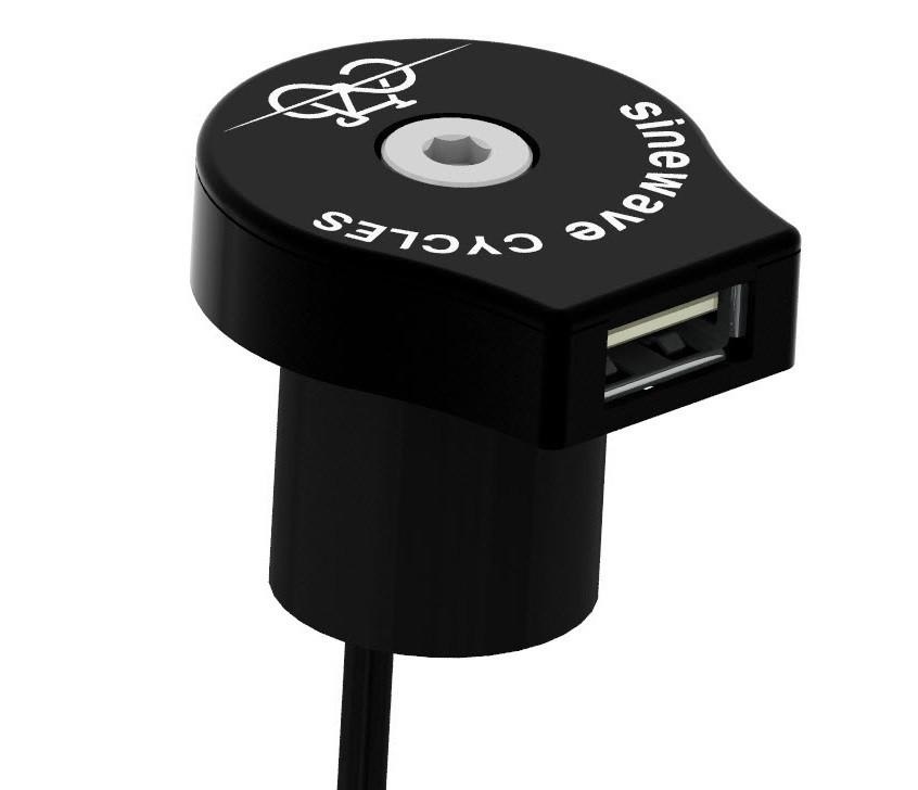 Chargeur USB Dynamo Sinewave Cycles Reactor Black Dynamo USB Charger ...