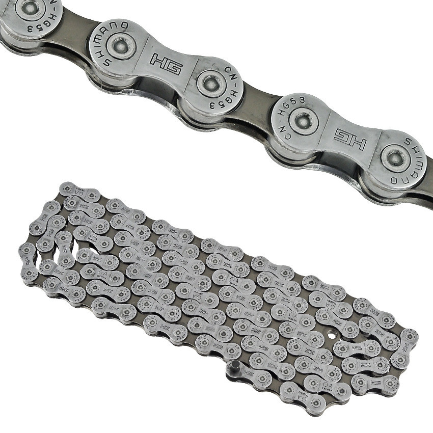 Shimano, CN-HG53, Chain, Speed: 9, 6.57mm, Links: 116, Silver - C&L Cycles