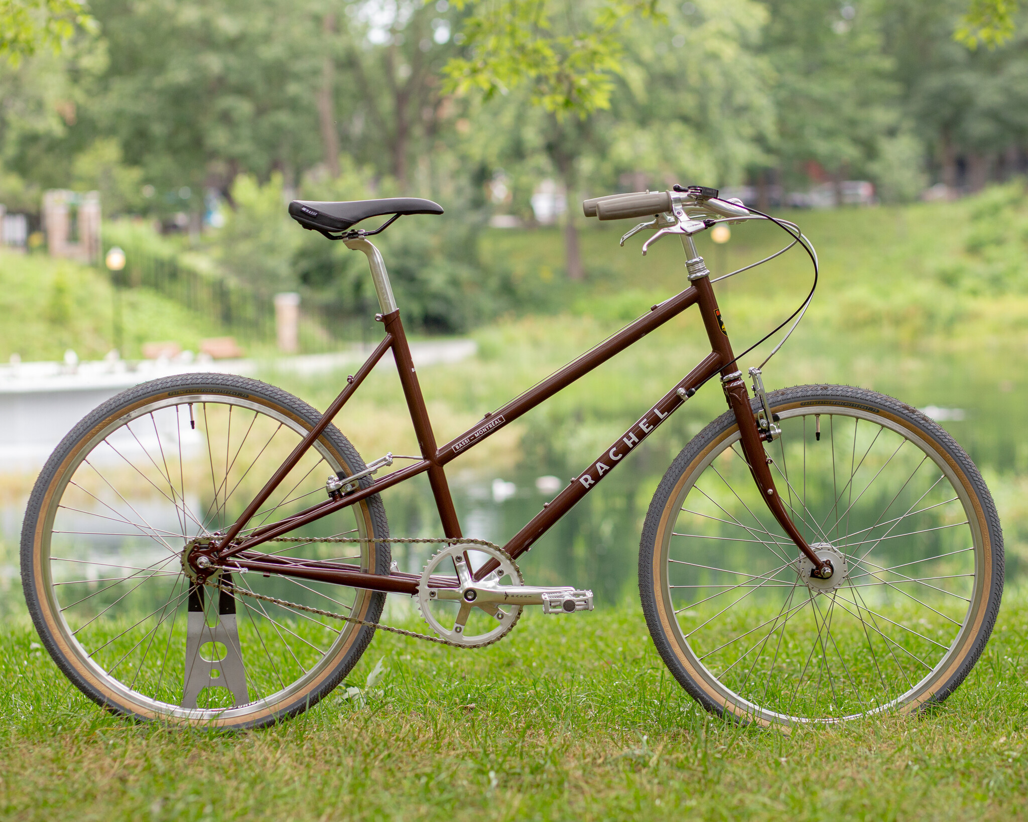 Vélo Complet One-Off Bassi Rachel 3-Vitesses Sturmey-Archer 51cm Fondue ...