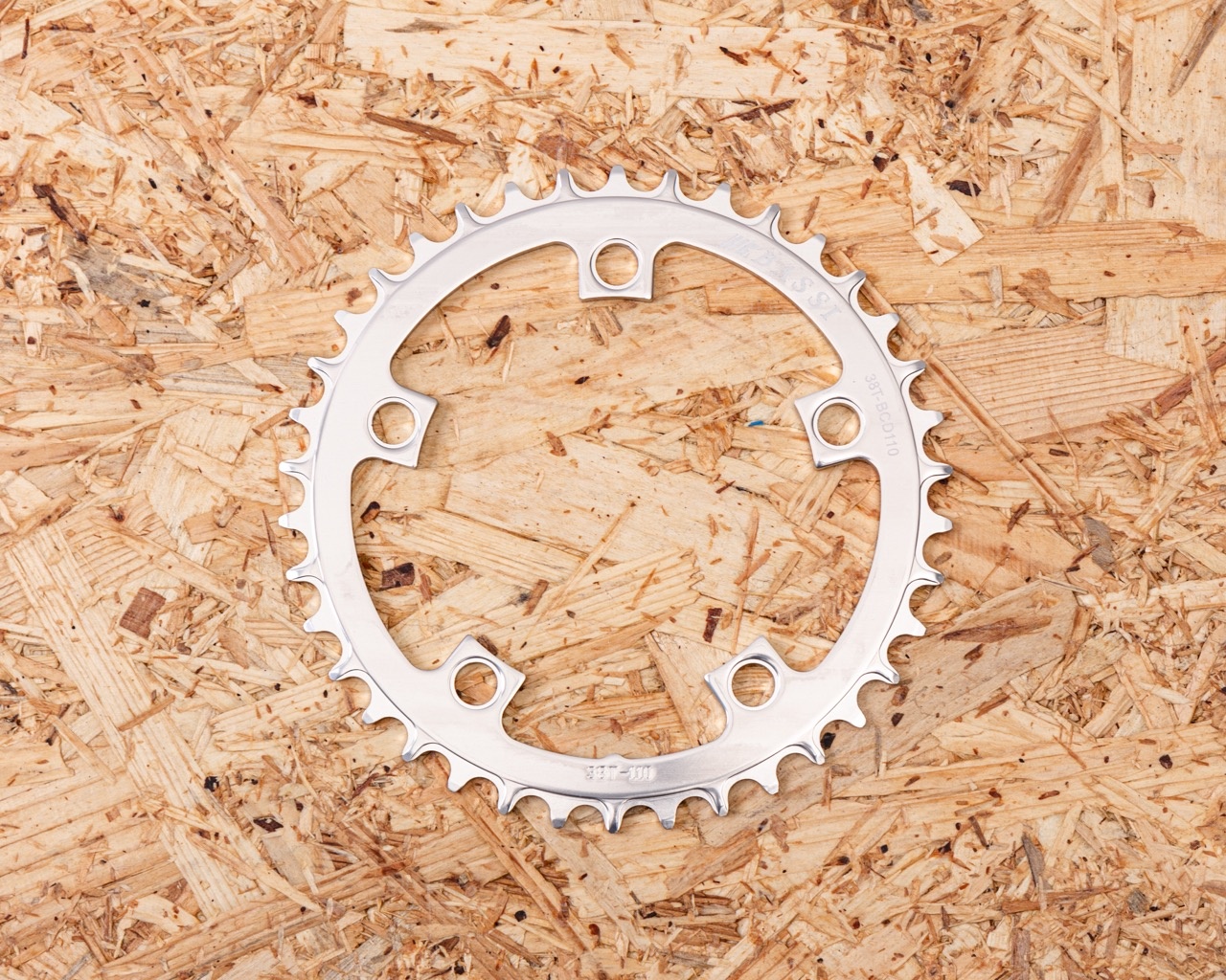 Bassi Narrow-wide 38-tooth Chainring, 110BCD - C&L Cycles