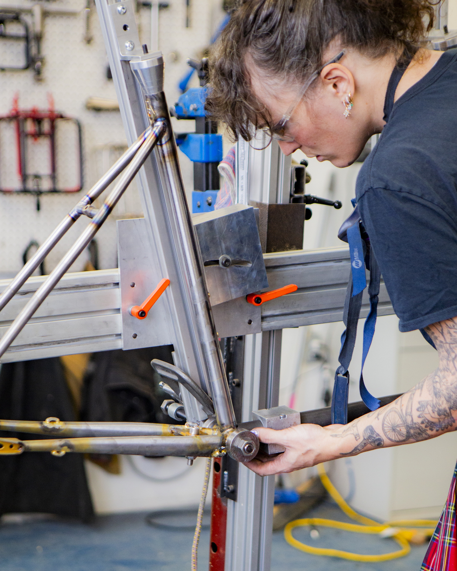 Main Tube - Double butted seamless CrMo - C&L Cycles