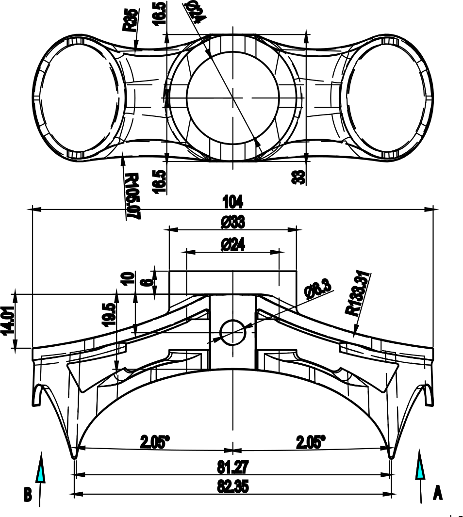 Allotec / Bassi Fork Crown - C&L Cycles