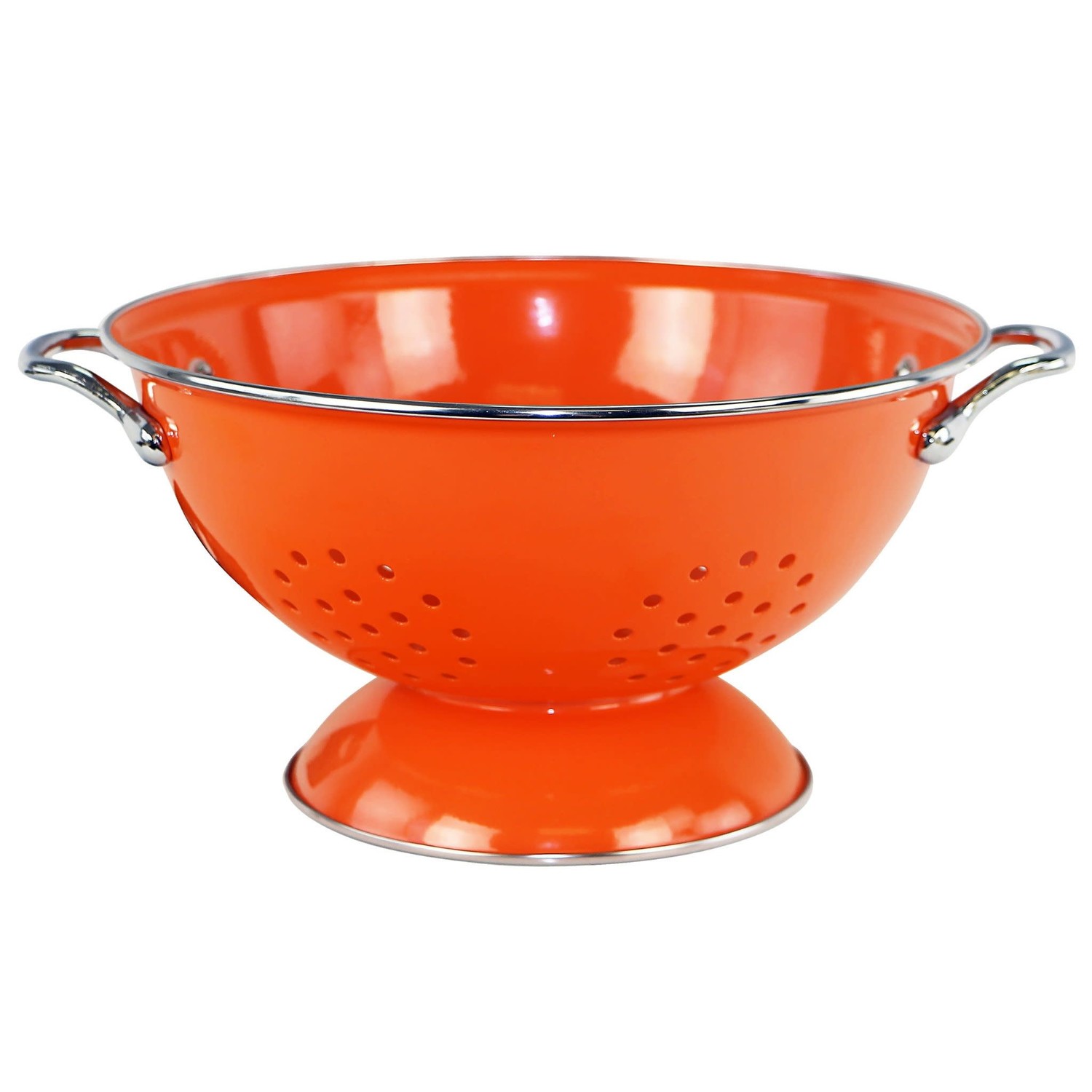 1 quart Orange Colander - Whisk