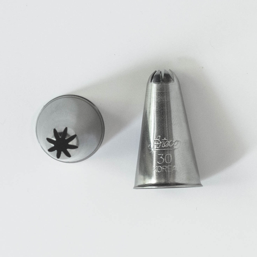 Ateco #30 Closed Star Pastry Tip - Whisk