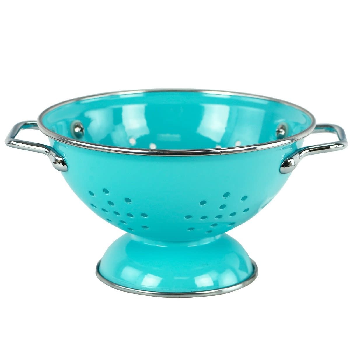 1 quart Turquoise Colander - Whisk