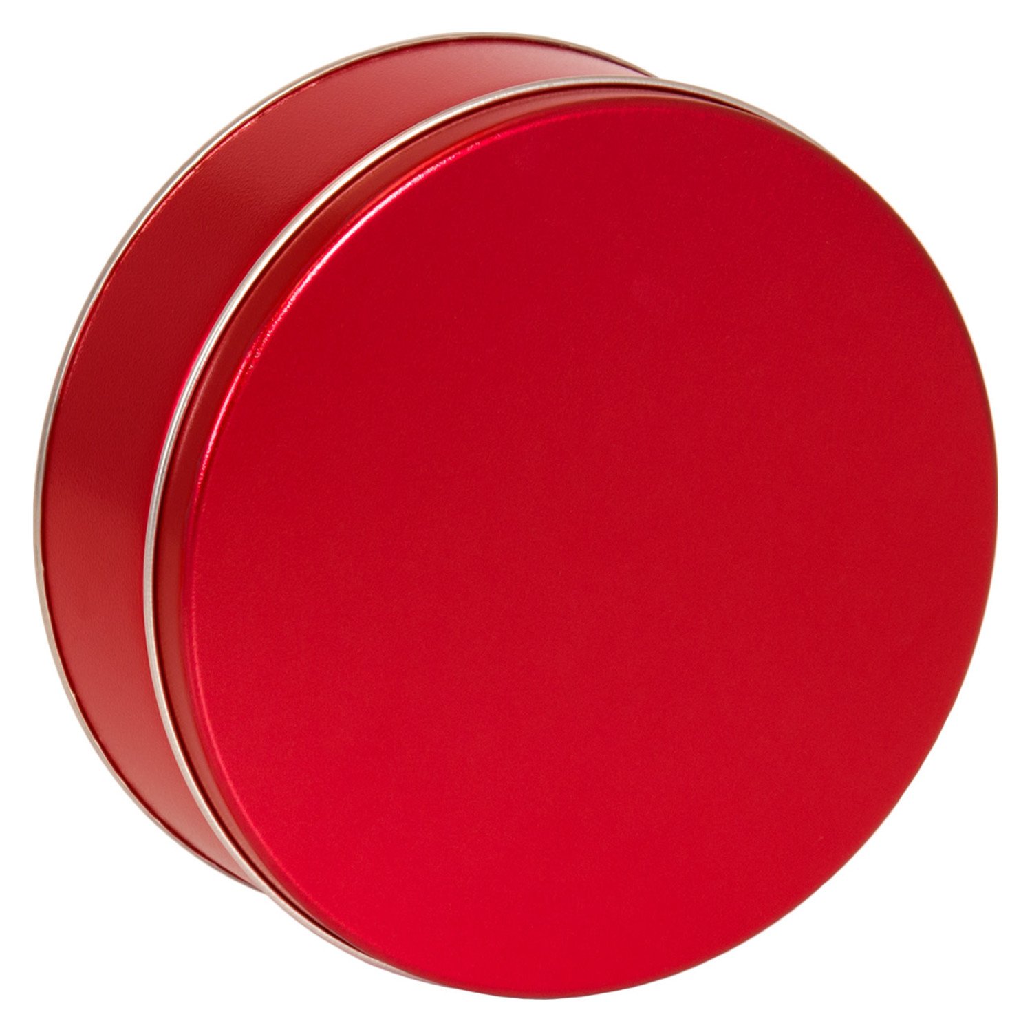 7x2.5" Sweet Red Cookie Tin, 2lb capacity - Whisk