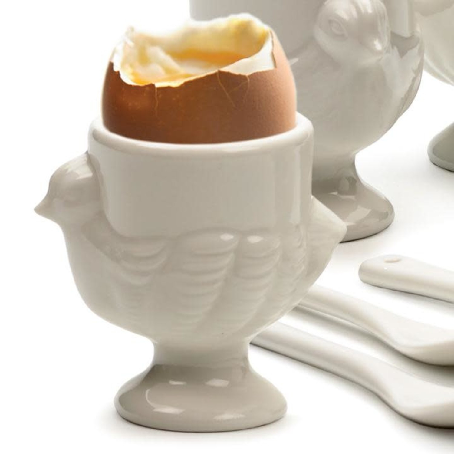 RSVP Hen Egg Cup - Whisk