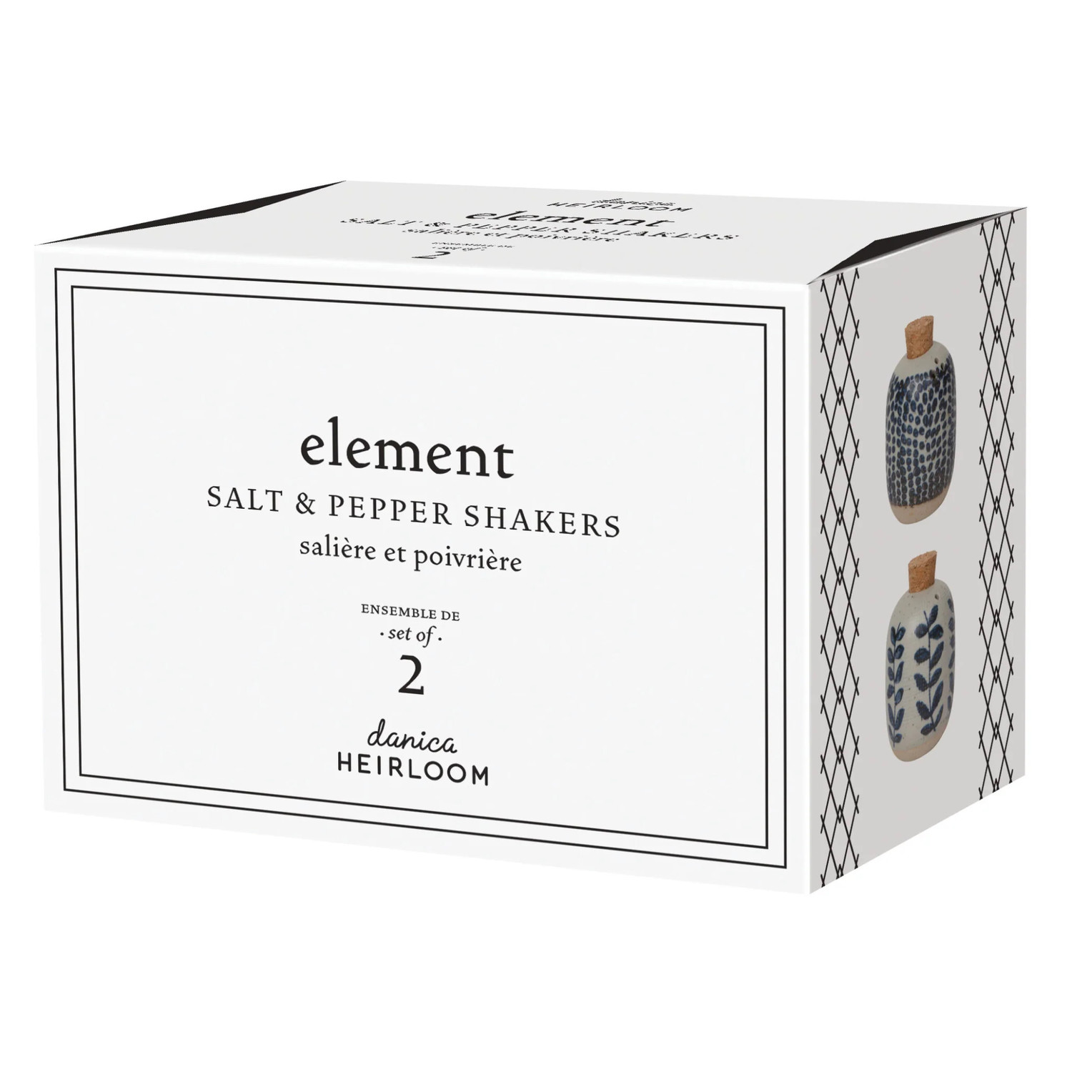 salt & pepper shaker set, element - Whisk