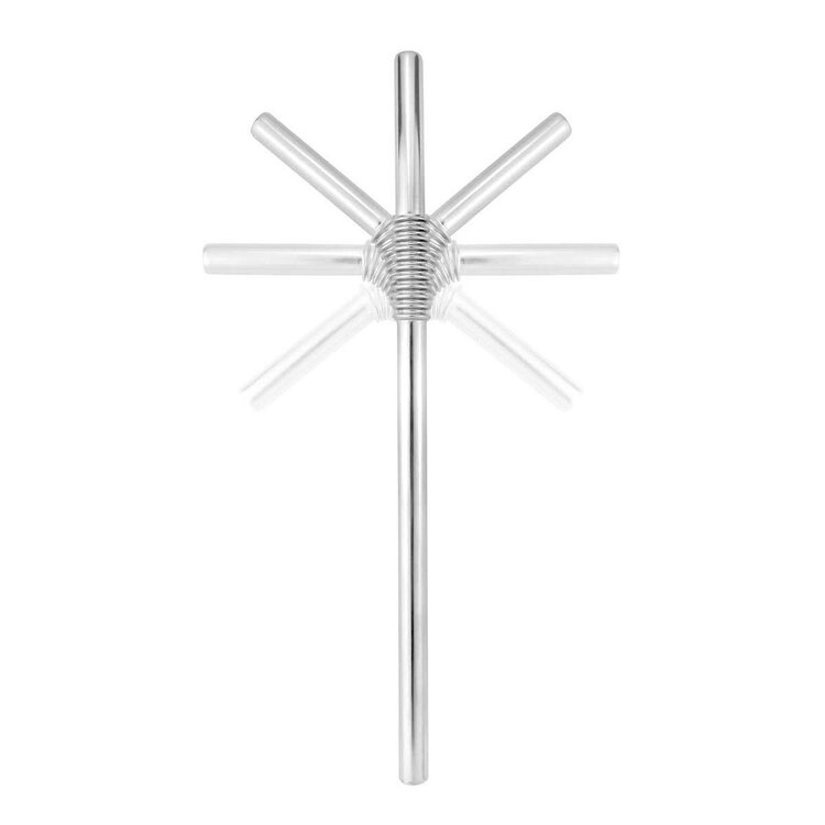straws s/4, metal bendable - Whisk