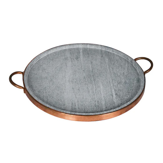 12" Round Brazilian Soapstone Grill - Whisk