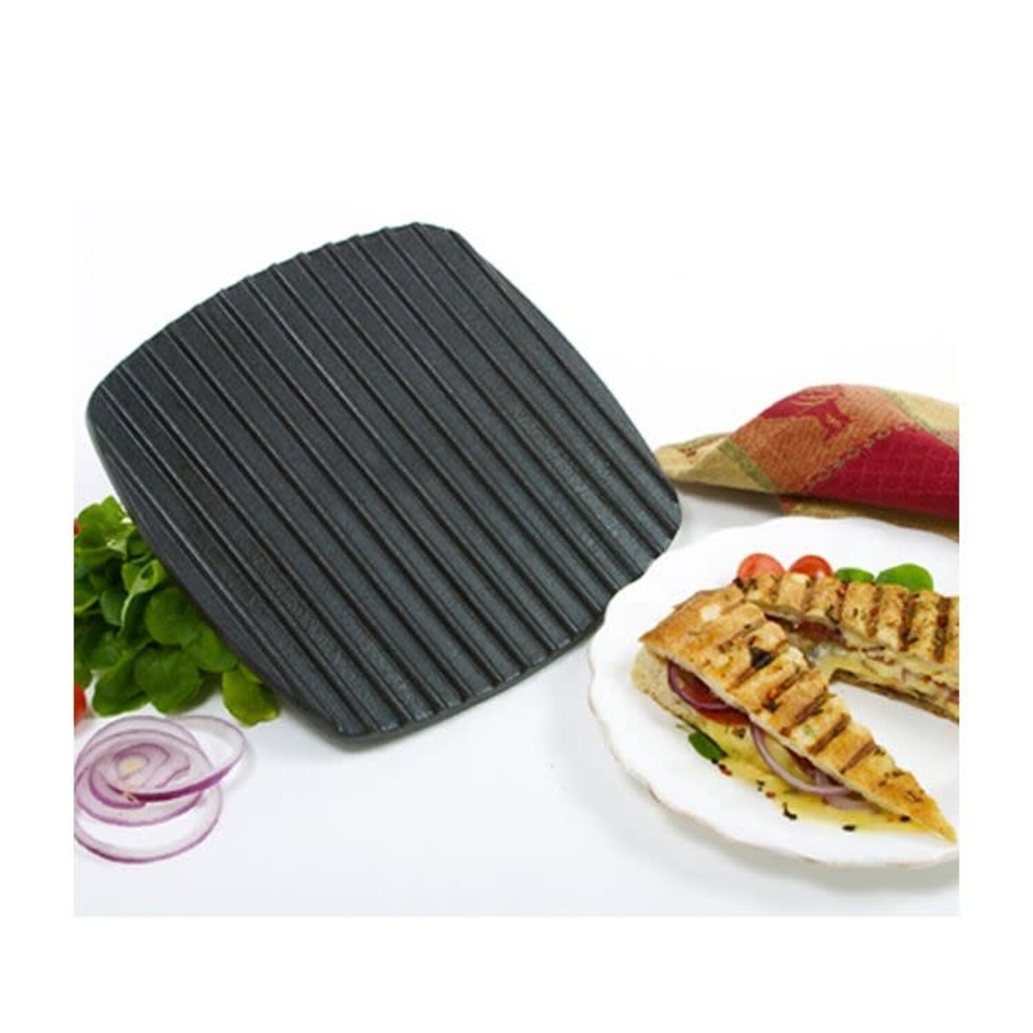 Cast Iron Panini Press VEVOR 110V Commercial Sandwich Panini Press