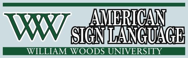 Decal WWU AMERICAN SIGN LANGUAGE - William Woods University Logo Store