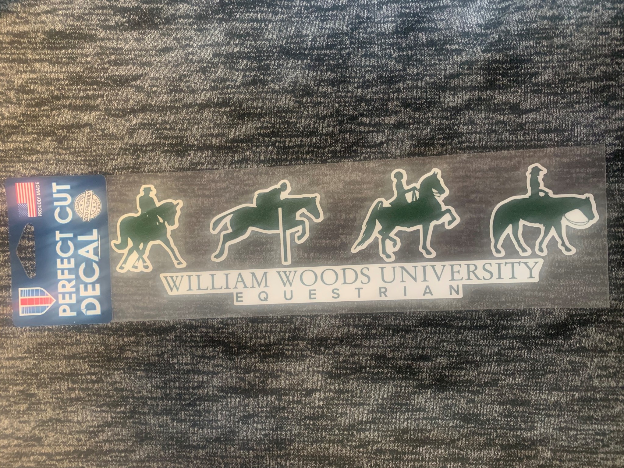 2023 Wincraft WWU Equestrian decal - William Woods University Logo Store