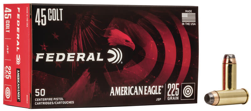 Federal American Eagle 45 Colt 225gr JSP (50 PK) - Rat River Outdoors Inc.