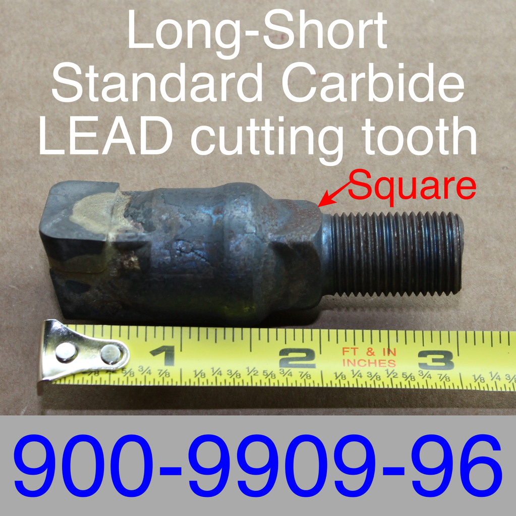 BANDIT® REVOLUTION Lead Tooth, SQUARE- SHORT 3" #900-9909-96 ...