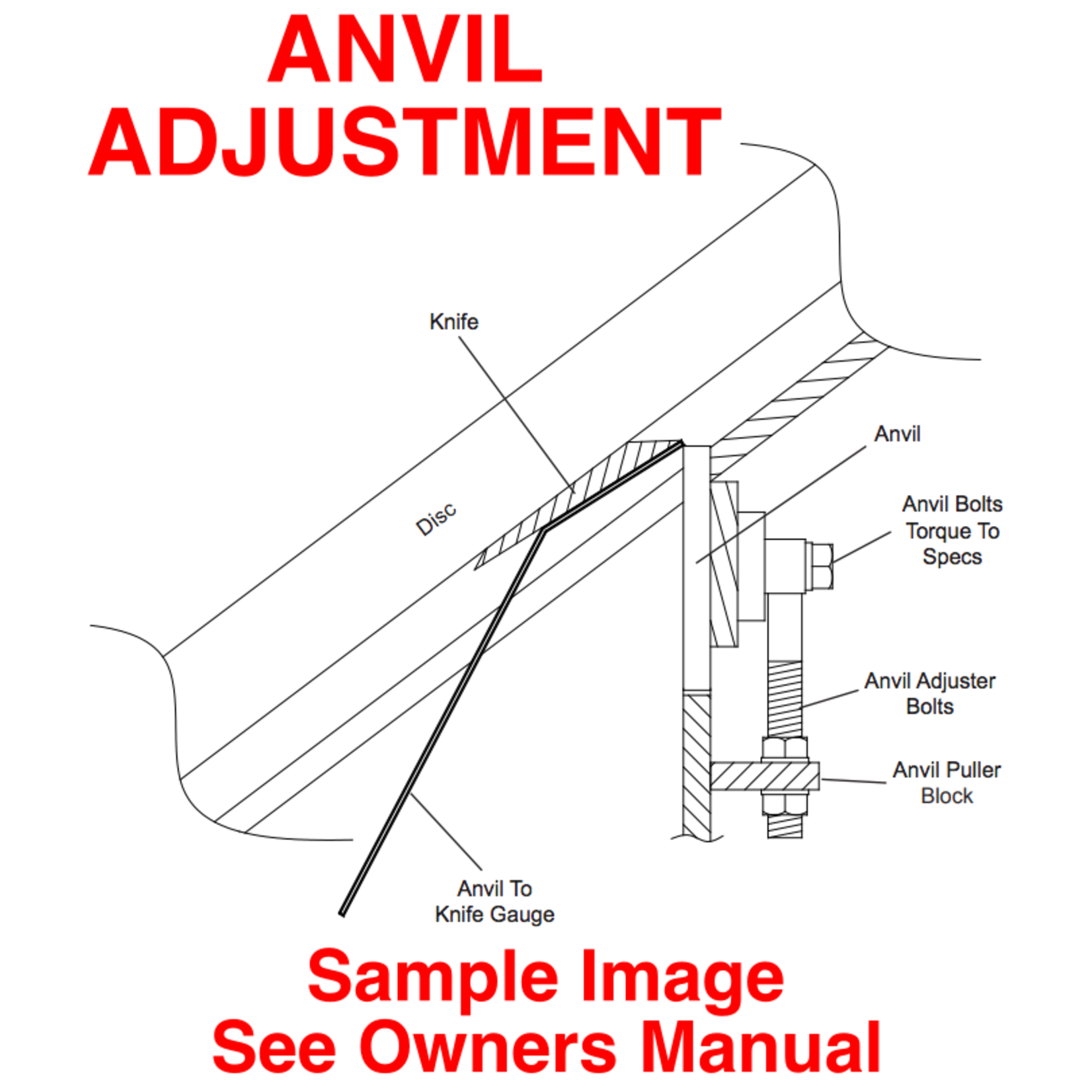 Bandit® Anvil Gauge & Belt Tension Tool Models 65-250, 914-300131 ...