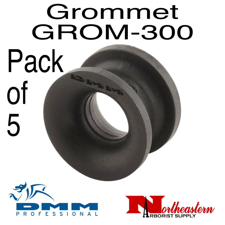 DMM Grommet 5 Pack, Black Color, GROM-300-P5 - Northeastern Arborist Supply