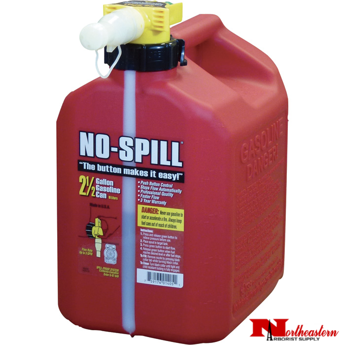 NO-SPILL® Gas Can, 5 gallon - Northeastern Arborist Supply