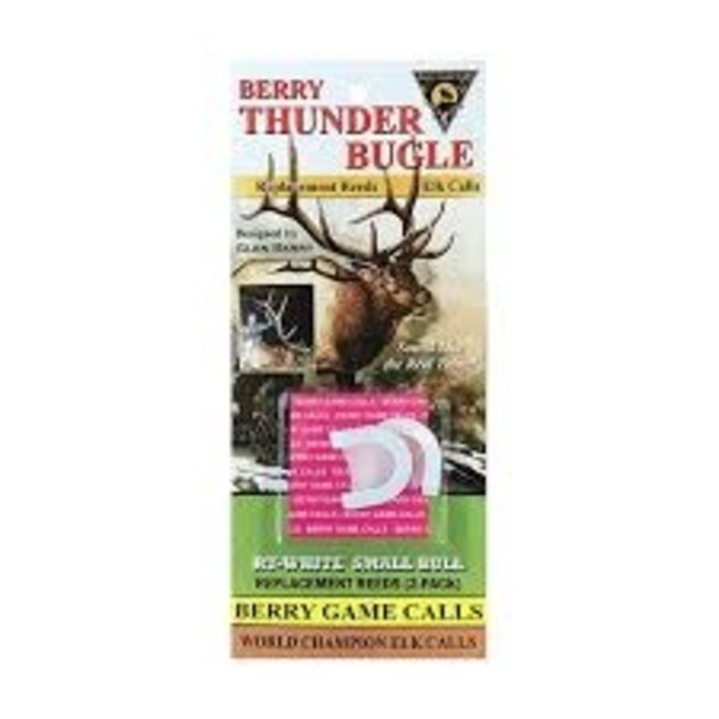 Berry Thunder Bugle Reeds White - Siwash Sports