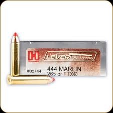 Hornady LEVERevolution Rifle Ammo 444 MARLIN, FTX, 265 Grains, 2325 fps ...