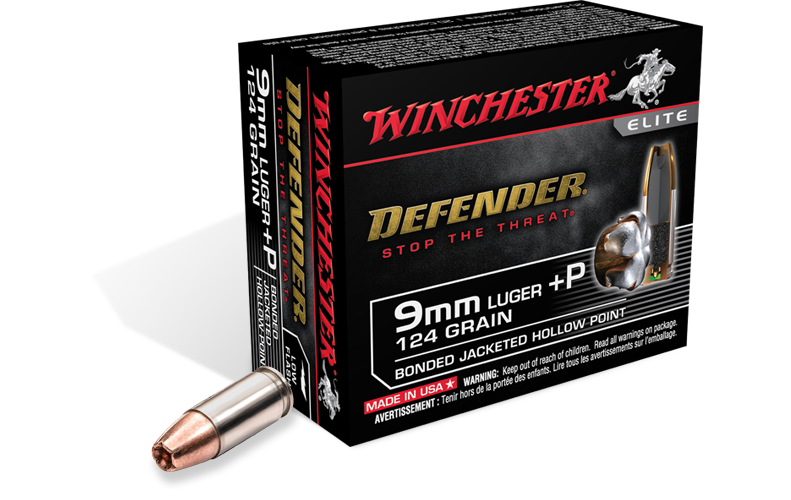 Winchester Defender Elite Pistol Ammo 9mm 147GR 20 Rounds - Siwash Sports