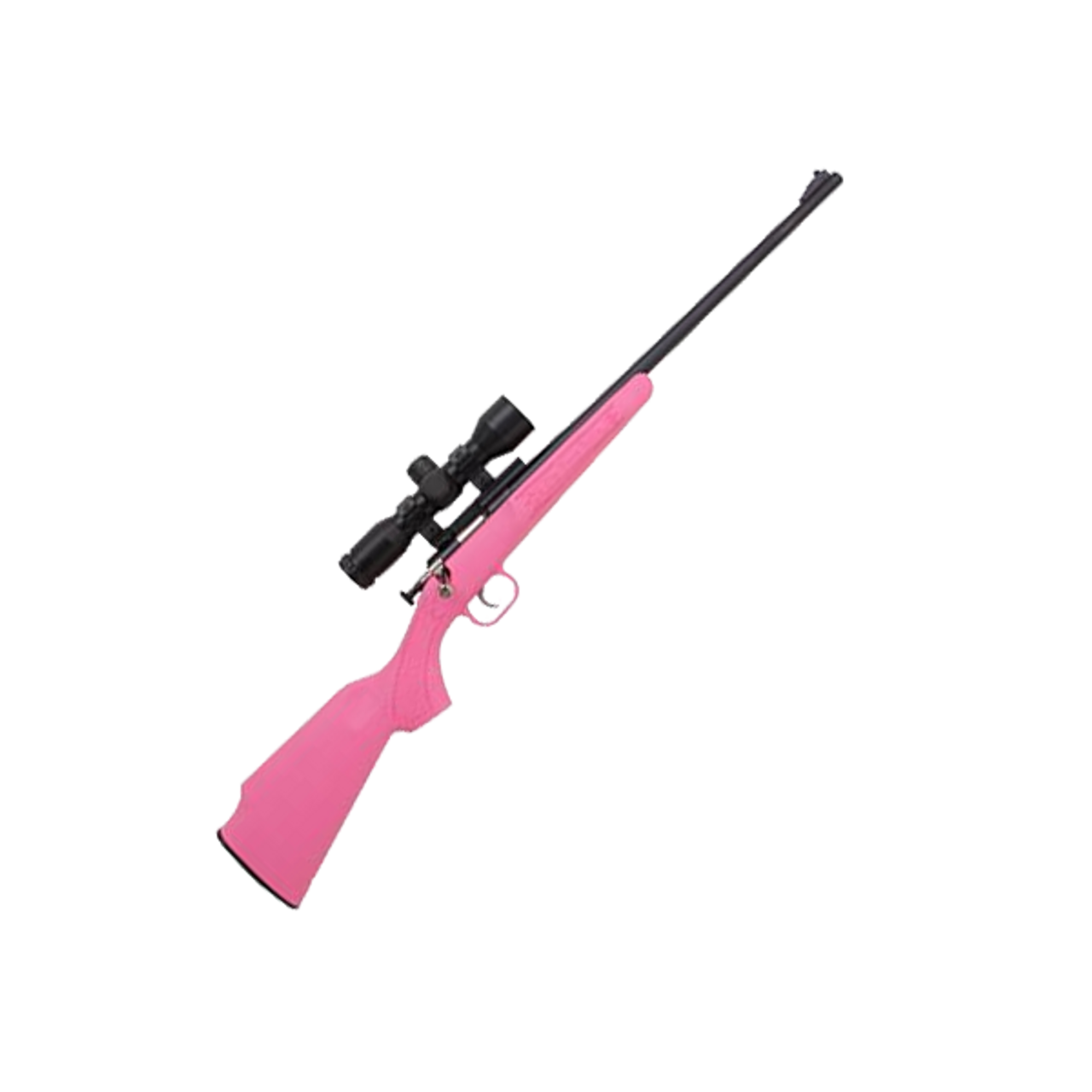 Cricket 22LR pink syn/ scope, mount, case - Siwash Sports