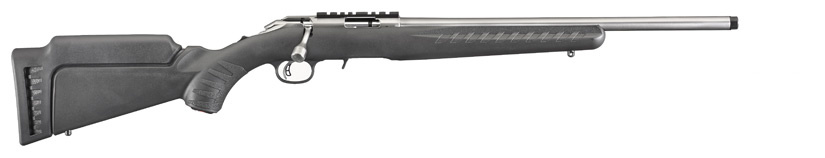Ruger American Rimfire Bolt Action Rifle 22LR 1 10RD Satin Stainless ...