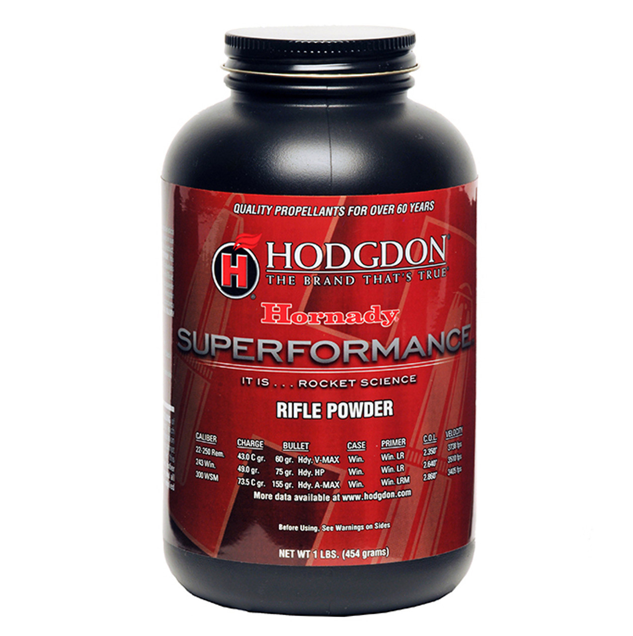 Hodgdon Superformance Smokeless Rifle Powder - Siwash Sports