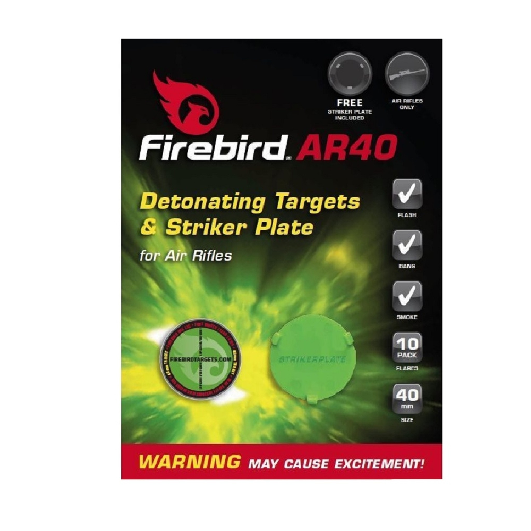 Firebird AR40 Air Rifle Targets - Siwash Sports