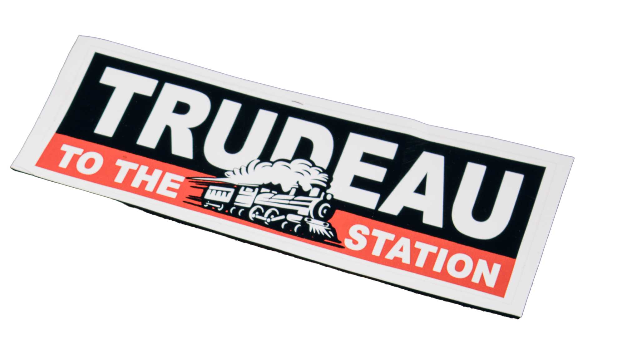 Trudeau "To The Train Station" Sticker - Siwash Sports