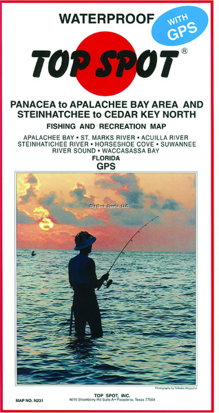 Top Spot N231 Map- Panacea Apalachee Steinhatchee To Cedar Key ...