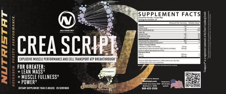 Nutristat CreaScript Orange - NutritionHQ. Mishawaka