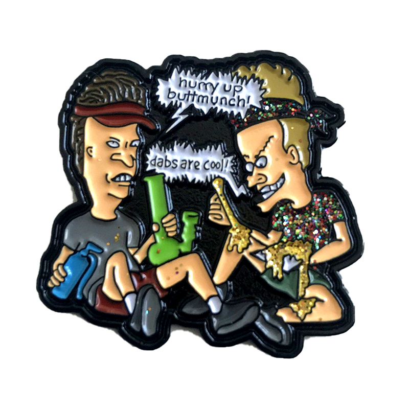 Beavis and Butthead Dabs are cool Hat Pin / Lapel Pin - Mushroom New ...