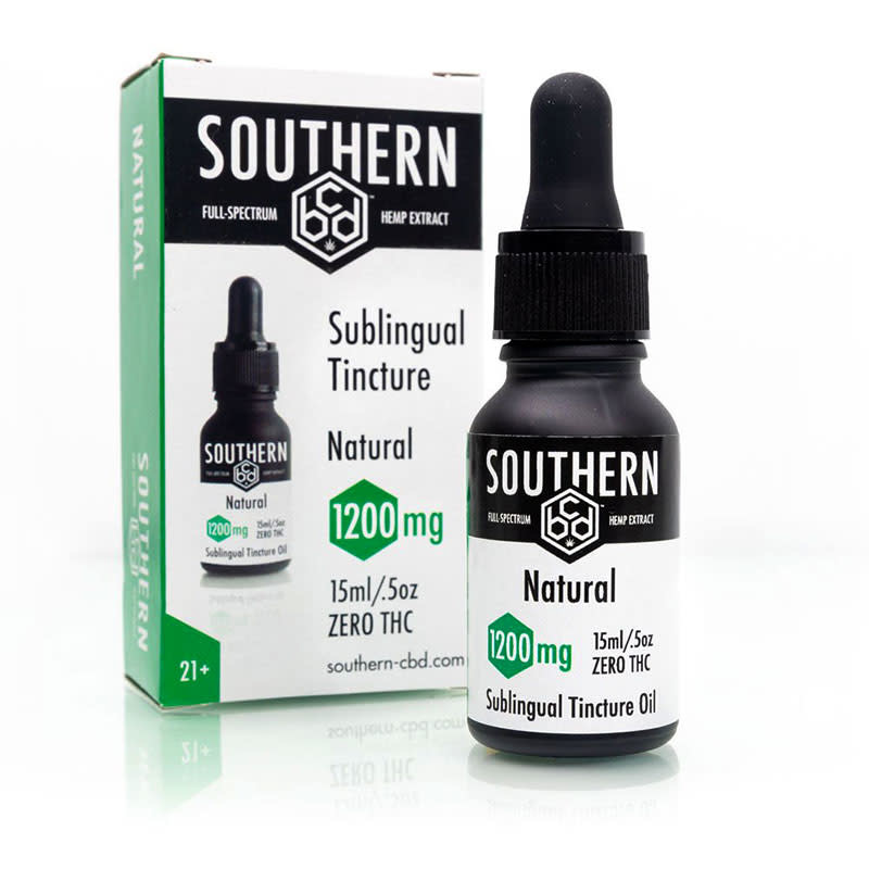 Southern CBD Tincture Natural - Mushroom New Orleans