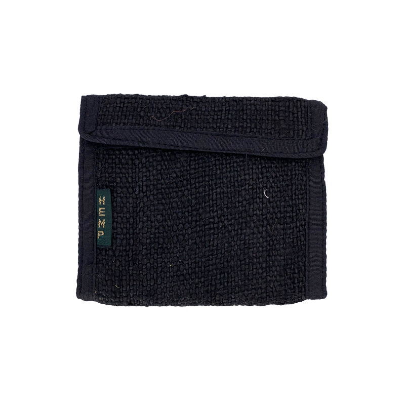 Velcro Tri-Fold Hemp Wallet - Mushroom New Orleans