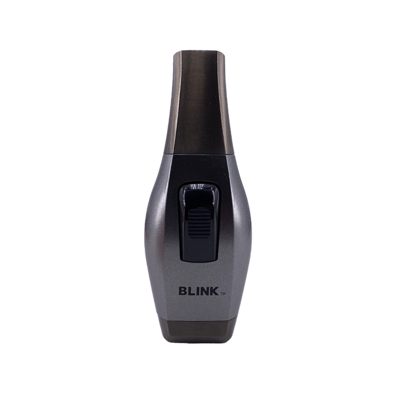 Blink Dual Flame Dynamite Torch Lighter Silver - Mushroom New Orleans