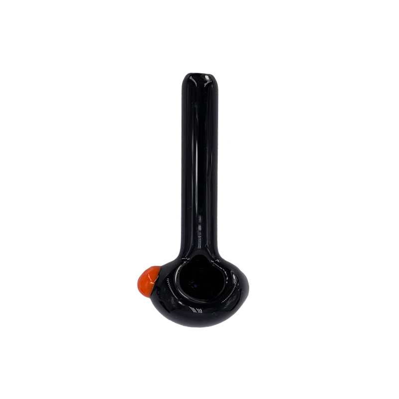 3.25" Import Slayer Black Hand Pipe With Color Accent - Mushroom New ...
