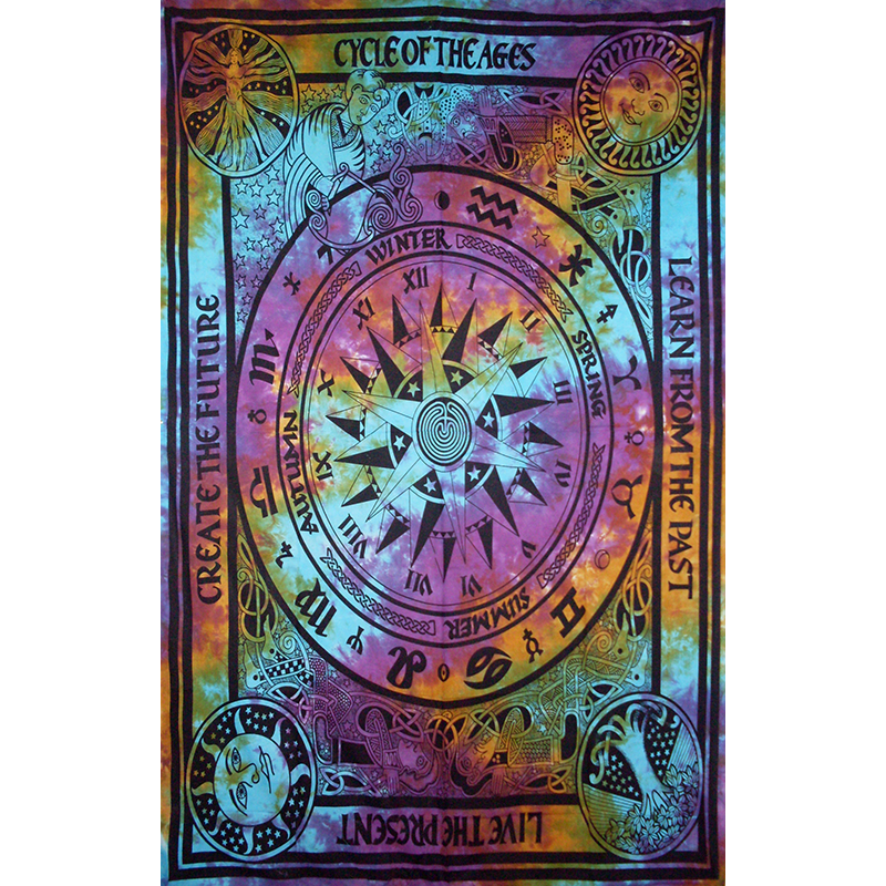 Life Cycle Tapestry Tie Dye - Mushroom New Orleans