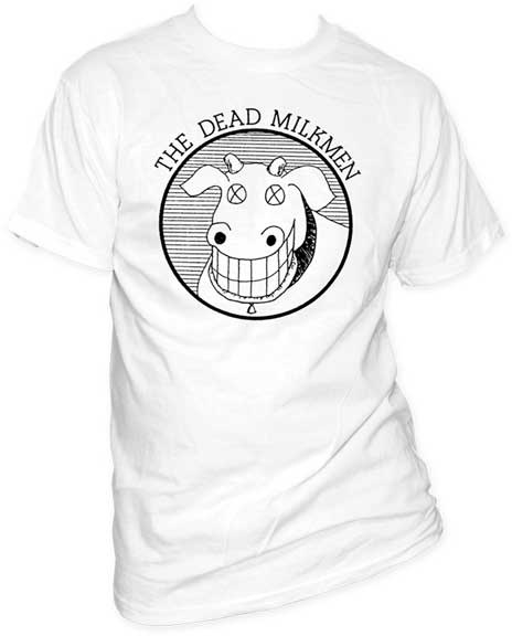 Dead Milkmen - Cow Logo T-Shirt - Mushroom New Orleans