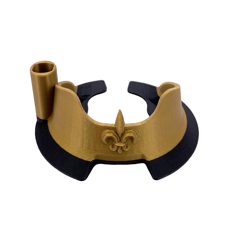 Puffco Stabilizing Base with Hot Knife Holder Black and Gold - Mushroom ...