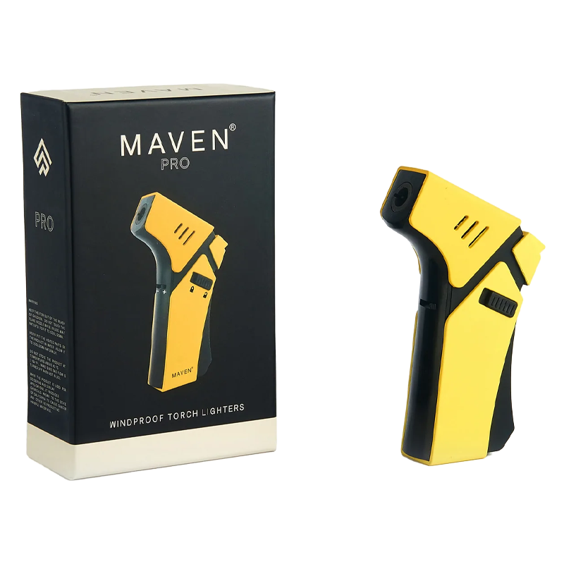 Maven Torch Pro Lighter Yellow - Mushroom New Orleans