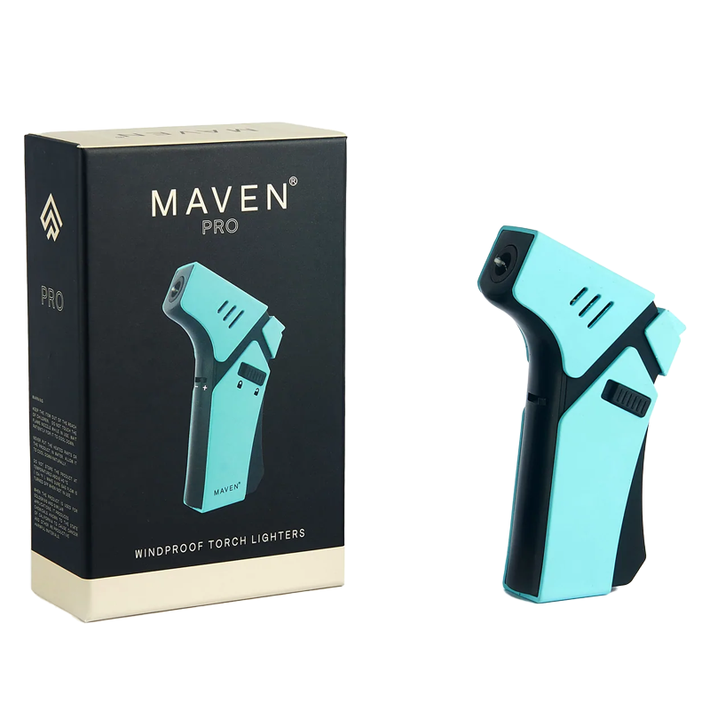 Maven Torch Pro Lighter Sky Blue - Mushroom New Orleans