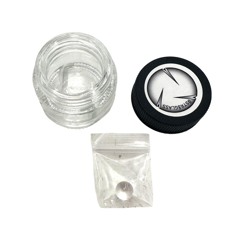 Str8 Glass Spinner Jar with Terp Pearl - Mushroom New Orleans