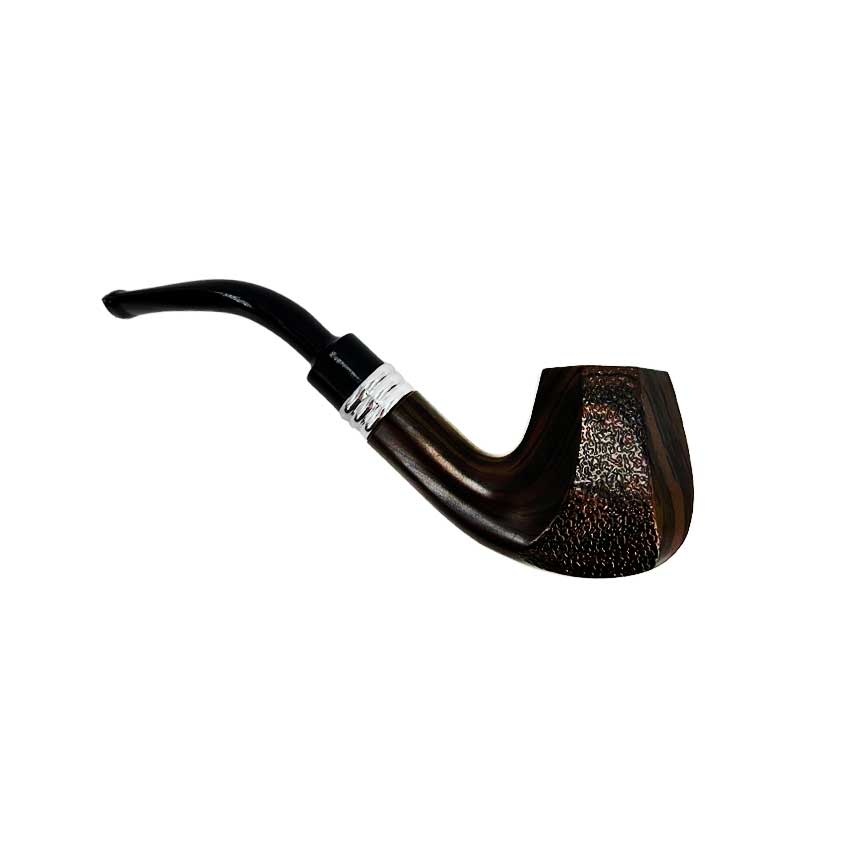 6" Hexagonal Head Classic Wood Sherlock Hand Pipe - Mushroom New Orleans