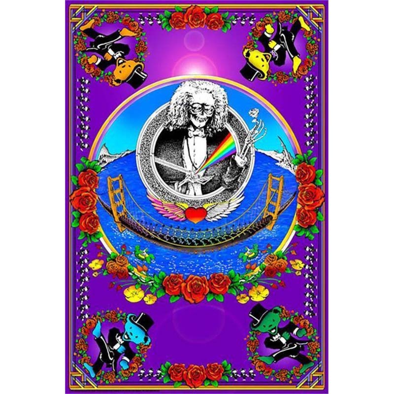 Grateful Dead - Deadheads Across Poster 24"x36" - Mushroom New Orleans